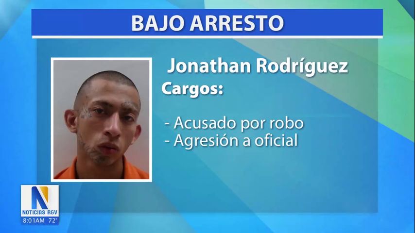 Hombre Arrestado Por Robo Y Agresión Hacia Un Oficial De La Ley