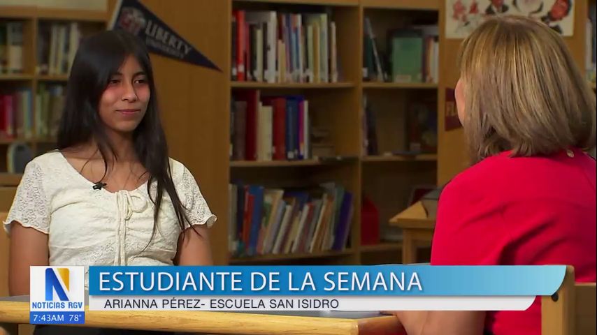 Estudiante de la Semana: Arianna Pérez de la escuela San Isidro