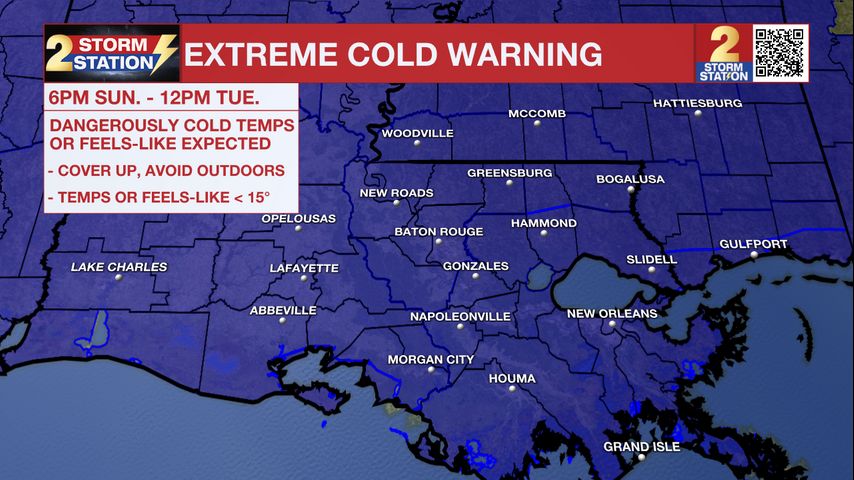 Jan 25. - Freezing Rain Possible, then Extreme Cold