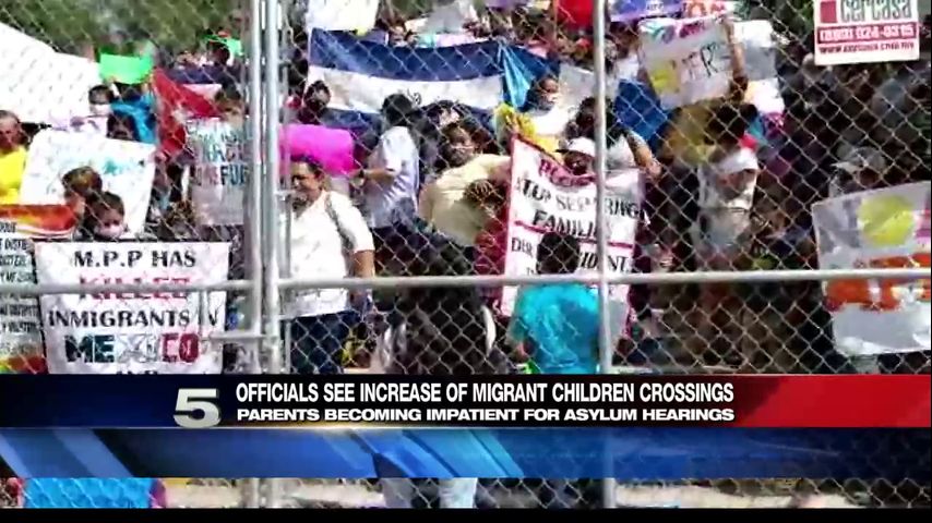 More migrant children crossing the border without their parents