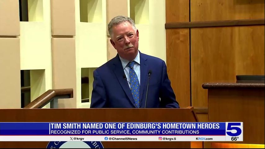 Tim Smith named an Edinburg Hometown Hero