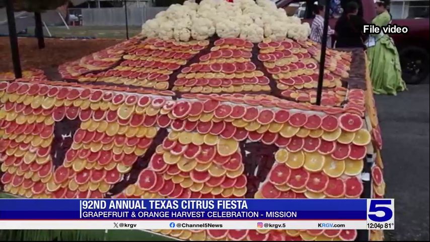 92nd annual Texas Citrus Fiesta kicks off in Mission with month-long events