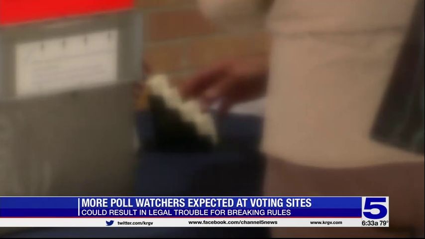 More poll watchers expected at voting sites