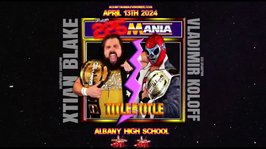 Pro Wrestling 225 Returns to Albany with “225Mania” Event This Weekend