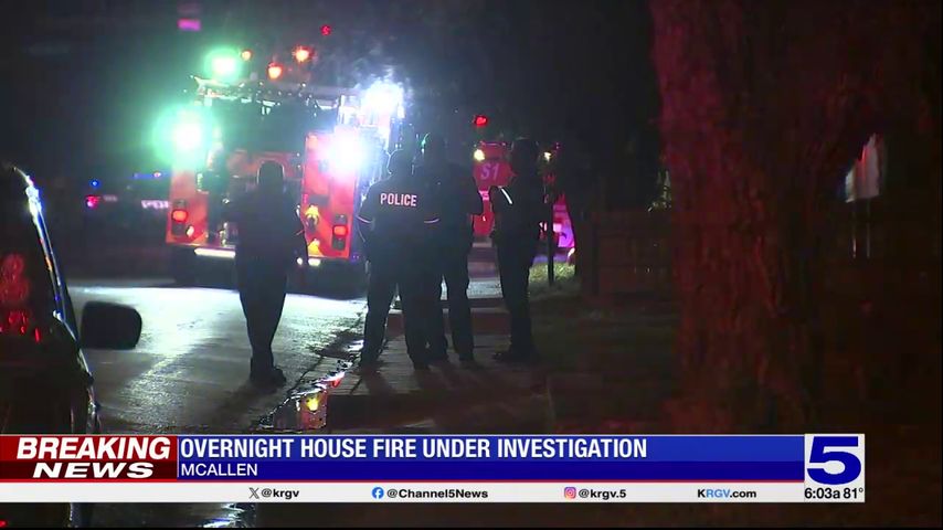 One in custody following McAllen house fire that hospitalized 4 children