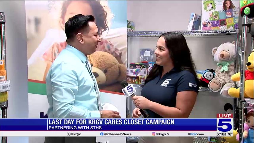 Last day to donate to the KRGV Cares Closet campaign