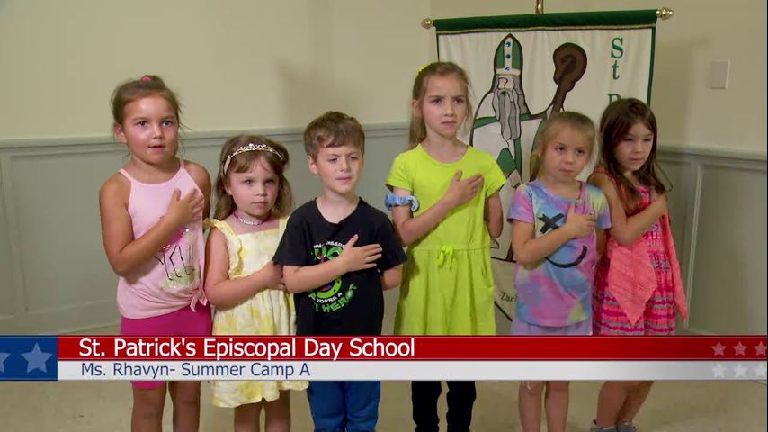 The Pledge of Allegiance - St. Patrick's Episcopal Day School - Camp A