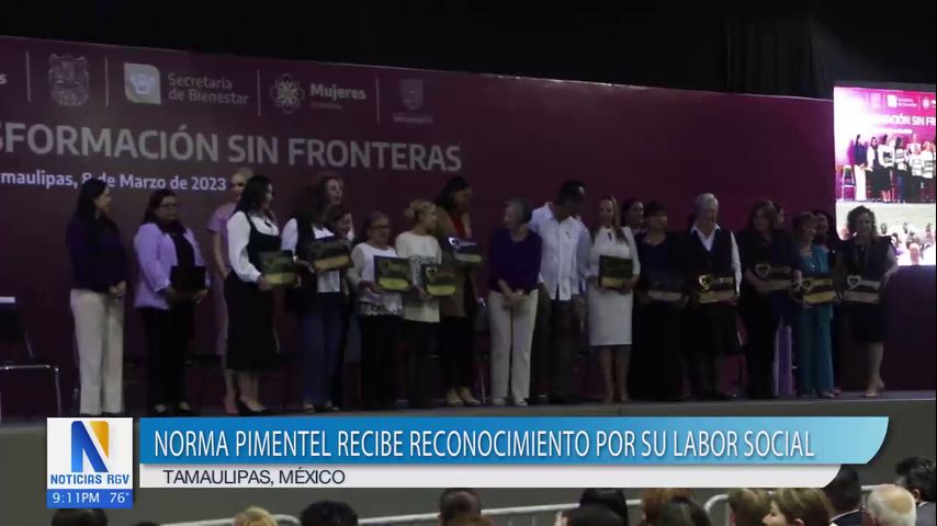 Norma Pimentel recibe reconocimiento por su labor social
