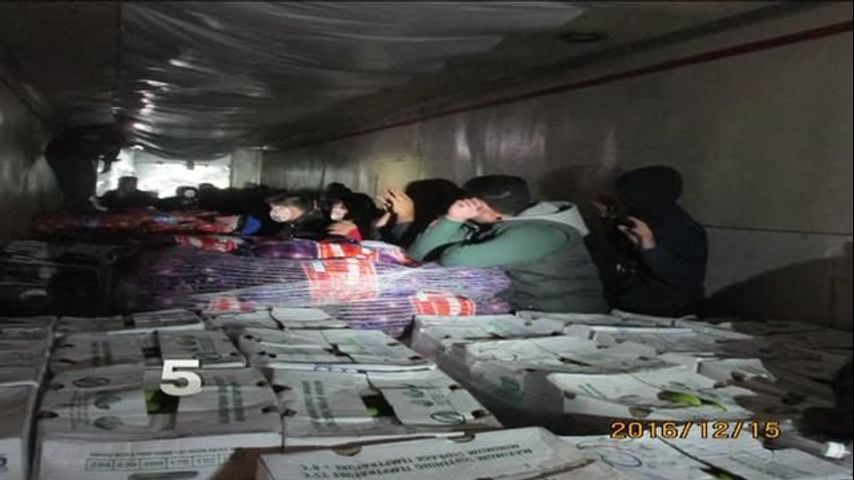 32 People Rescued from a Tractor Trailer