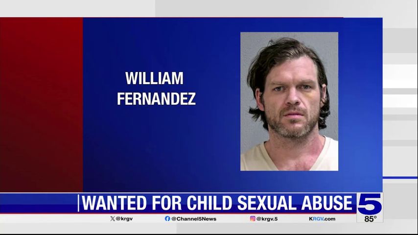 McAllen police search for man wanted on a charge of child sexual abuse