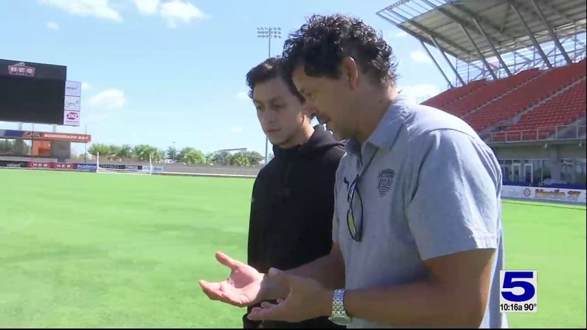 Father and son duo on the field together with the RGV Toros
