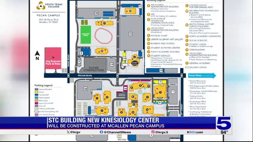 Construction underway for new STC kinesiology center in McAllen