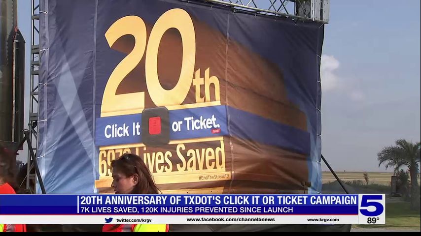 TxDOT marks 20th anniversary of Click it or Ticket campaign