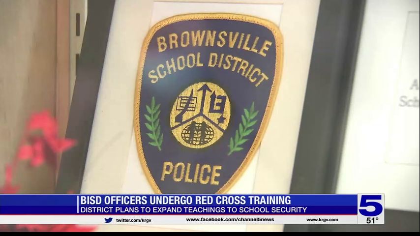 Brownsville ISD officers undergo Red Cross training