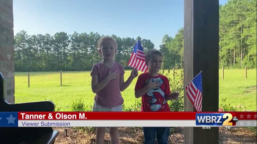 The Pledge of Allegiance: Tanner & Olsen M. - Viewer Submitted