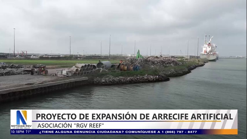 Asociación 'RGV Reef' amplía su hábitat para peces en el Golfo de México