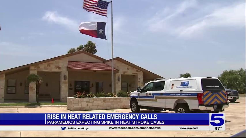 Paramedics seeing spike in heat related emergency calls