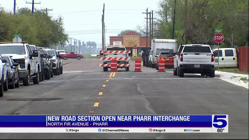 New road opens at Pharr Interchange