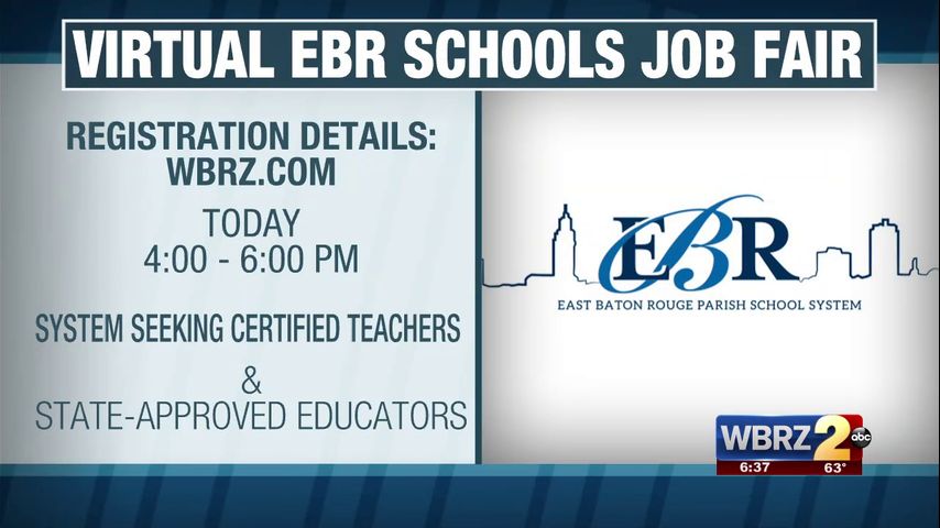 Virtual EBR Schools job fair to take place Thursday evening