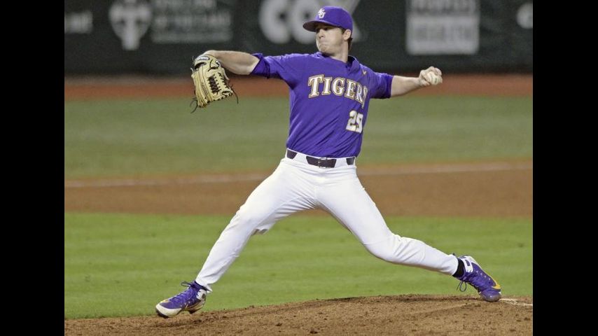 LSU LHP Nick Bush first Tiger selected in MLB draft; six total Tigers ...