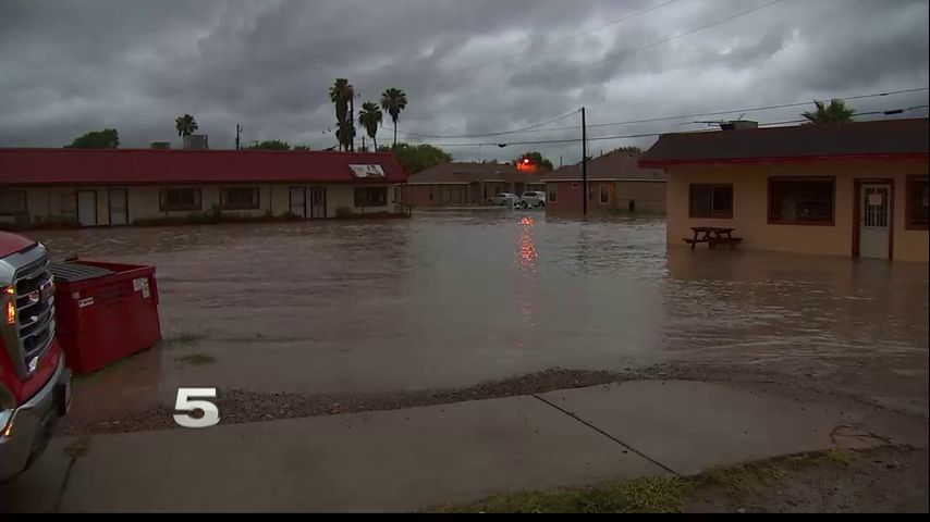 Heavy overnight rain causes flooding on Rio Grande City roads