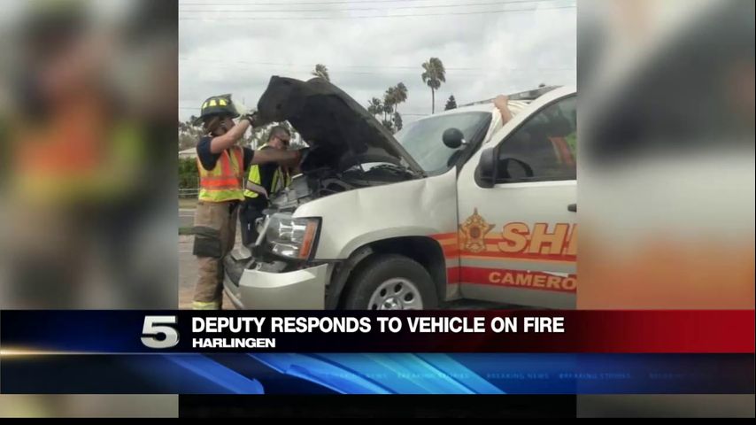 Cameron County sheriff's deputy responding to vehicle fire involved in ...