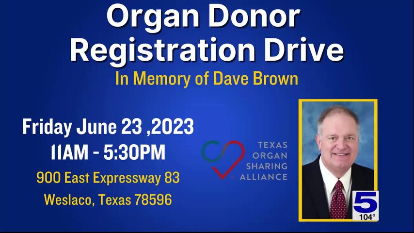 Organ donor registration drive scheduled in memory of former sports ...