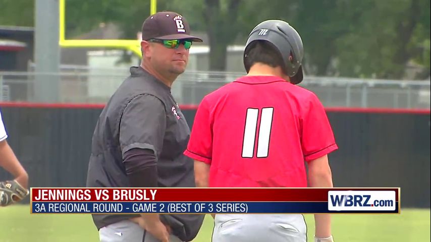 Brusly baseball needs extra innings to win regional series with Jennings.