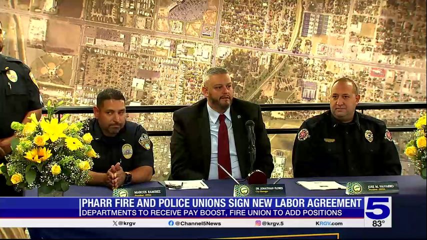 Pay increases coming to Pharr police and firefighters following new ...