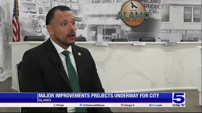 Alamo mayor discusses major improvement projects