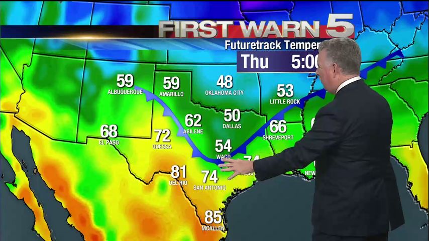Tuesday's Weather - 5pm