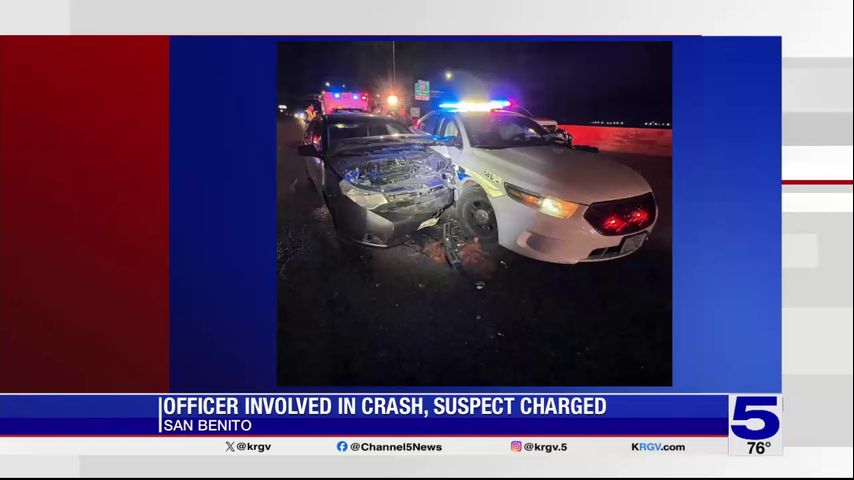San Benito officer hit in auto-pedestrian crash