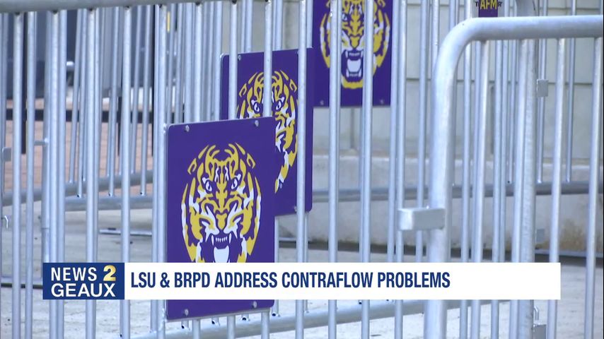News 2 Geaux: LSU & BRPD address contraflow problems