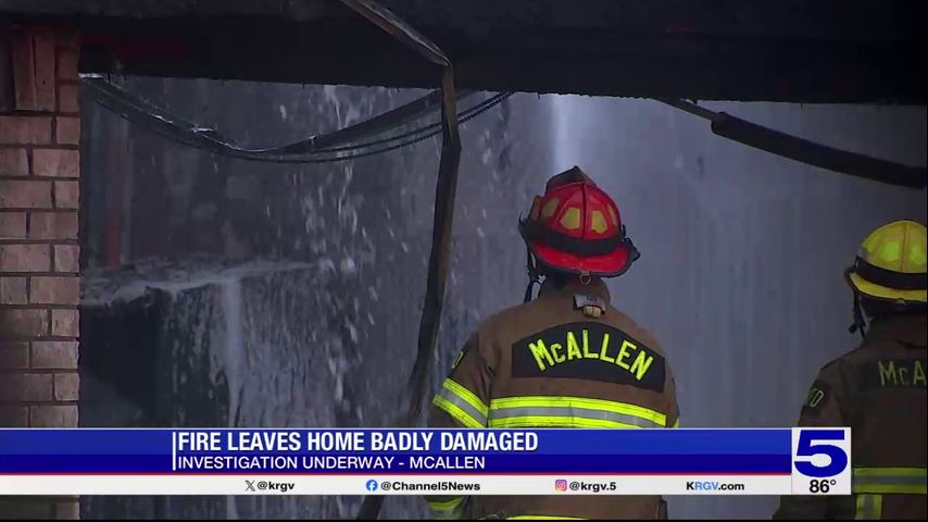 No injuries reported in McAllen house fire