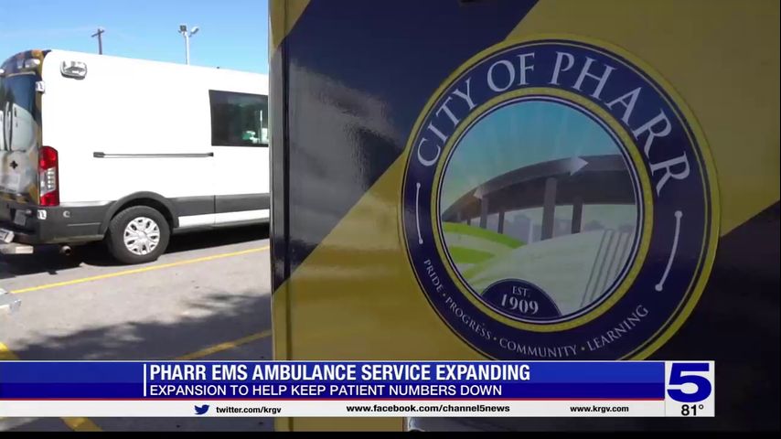 Pharr EMS partnering with local hospitals for non-emergency services