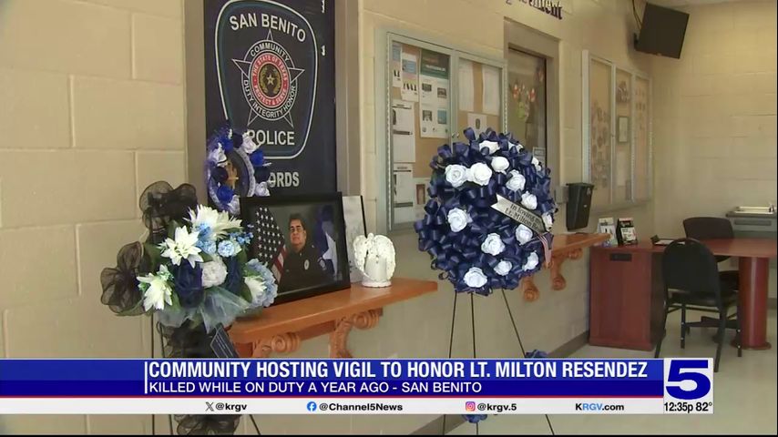Community honoring San Benito Lt. Milton Resendez one year after being ...