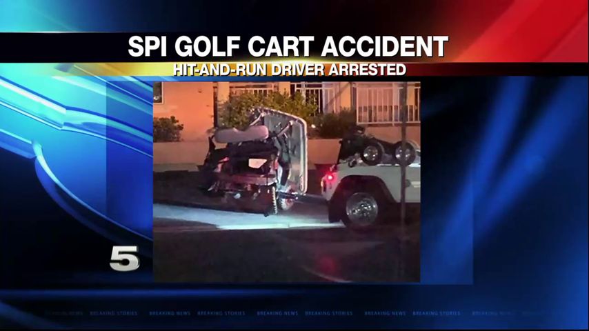 Man Charged for Hit-and-Run Involving Golf Cart on SPI