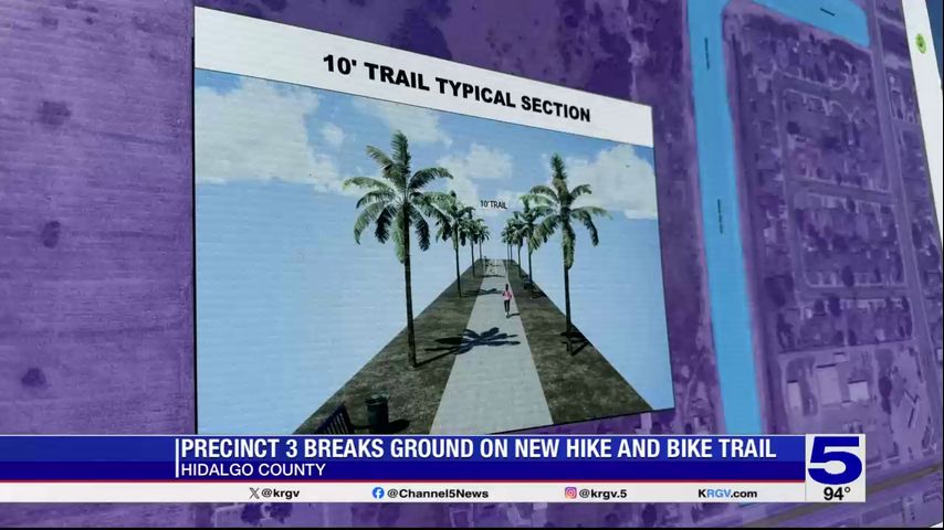 Hidalgo County Precinct 3 breaks ground on new hike and bike trail