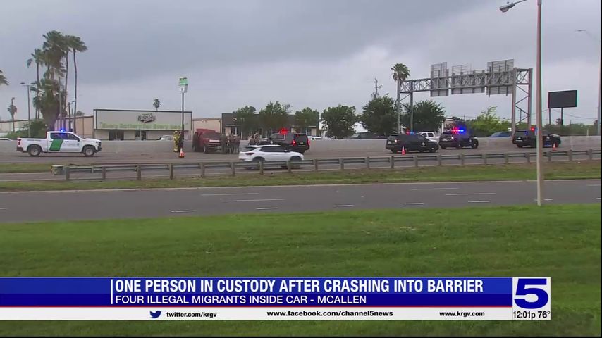 DPS pursuit ends in single-vehicle crash, four immigrants being ...