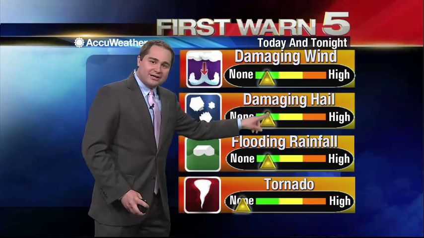 Monday's Weather - 6 a.m.