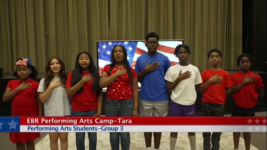 The Pledge of Allegiance - EBR Performing Arts Camp, Tara, Group 3