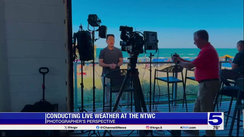Photographer's Perspective: Conducting live weather at the NTWC