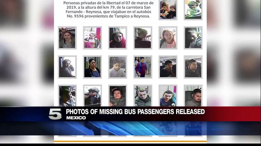 Mexican Officials Release Photos of Missing Bus Passengers