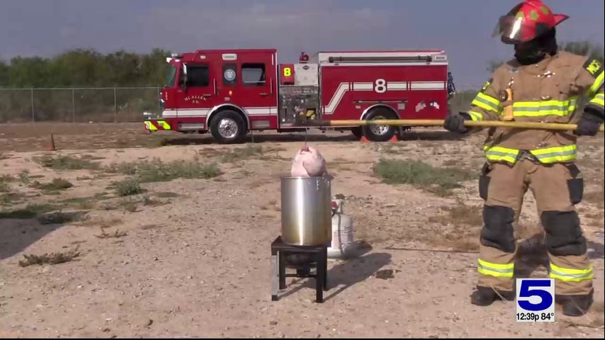 McAllen Fire Department offers safety tips when frying a turkey