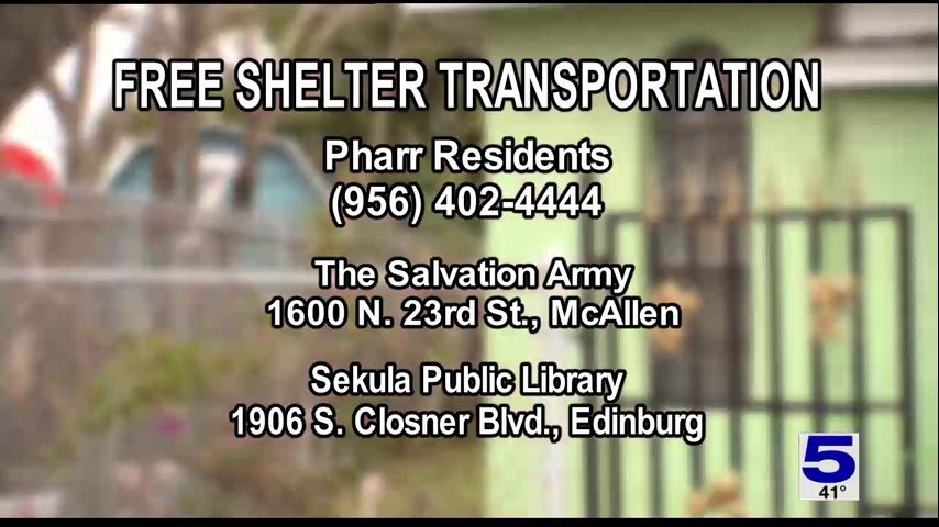 Pharr Fire Department offering free rides to shelters