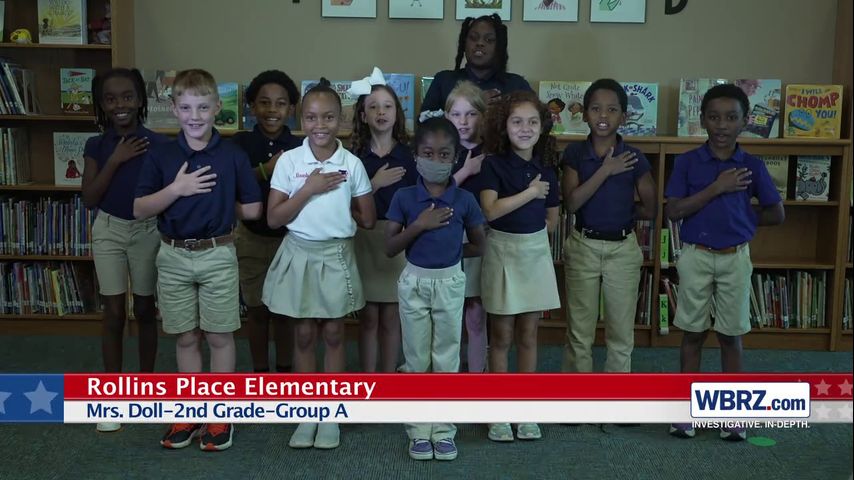 The Pledge of Allegiance - Rollins Place Elementary, Mrs. Doll, 2nd ...