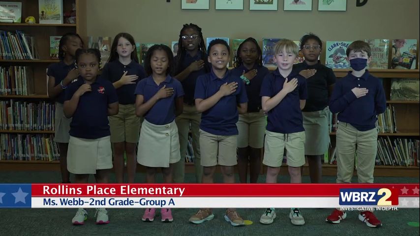 The Pledge of Allegiance - Rollins Place Elementary, Ms. Webb, 2nd ...