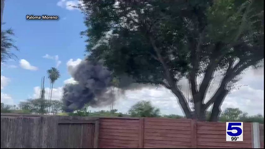 Crews working to contain fire at McAllen recycling center