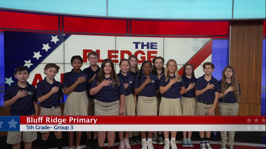 The Pledge of Allegiance - Bluff Ridge Primary - 5th Grade Group 3