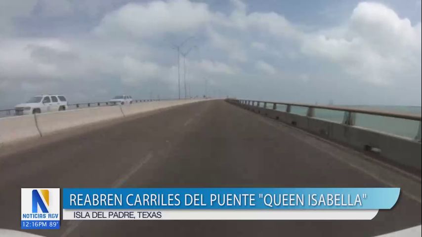 Reabren el puente Queen Isabella ante las vacaciones de Spring Break